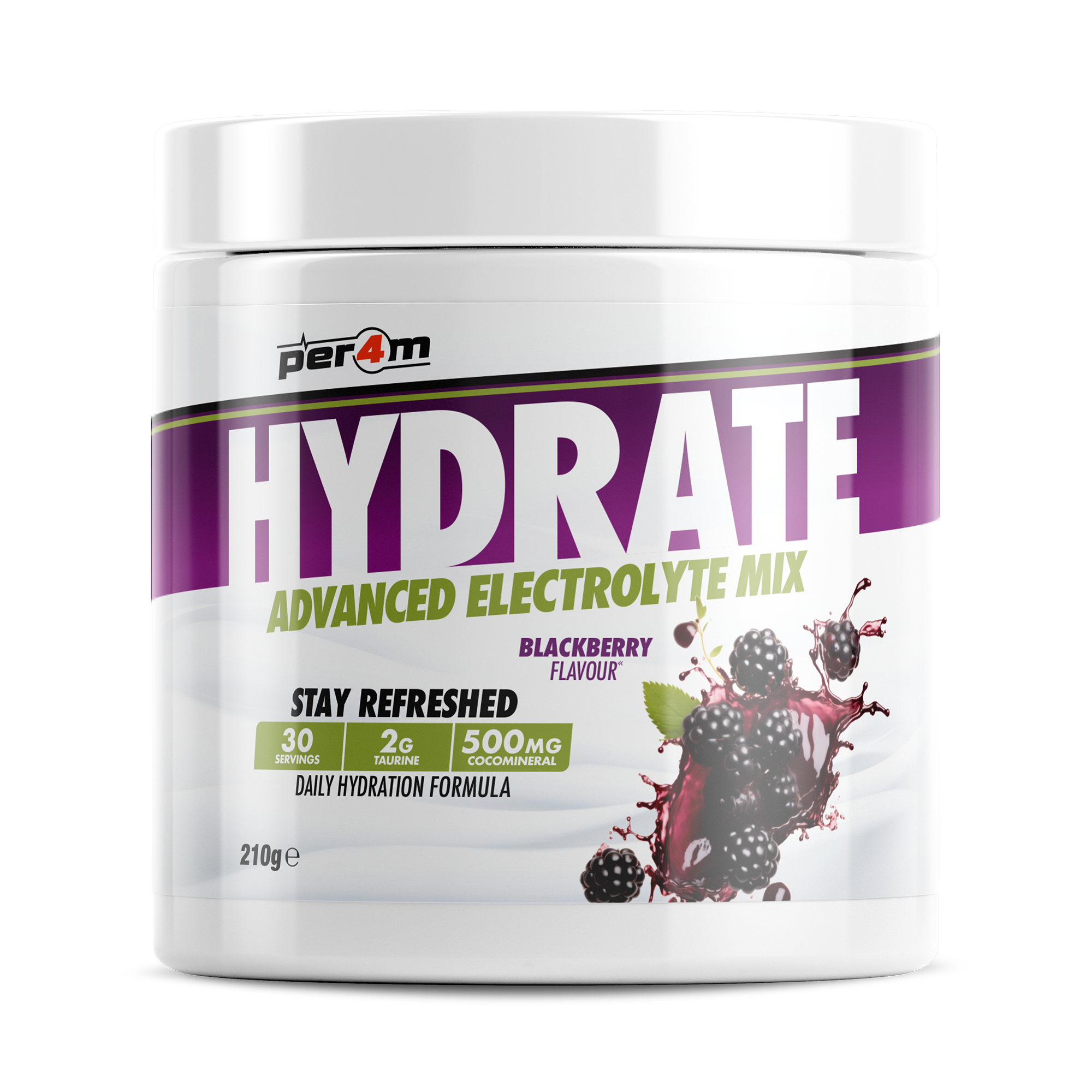 Blackberry Hydrate Electrolyte Mix – Per4m Nutrition