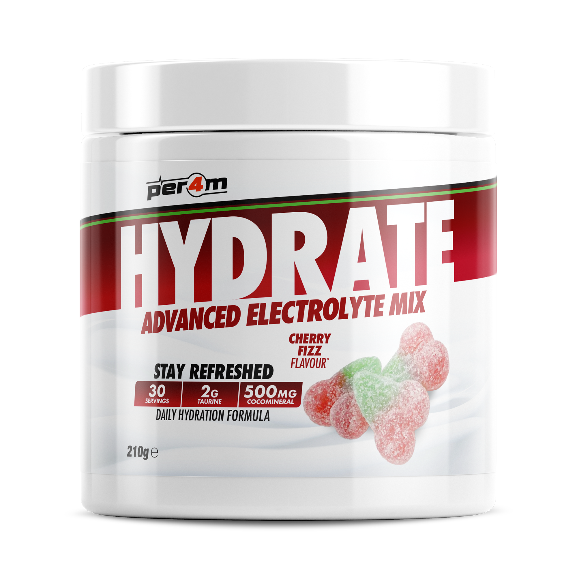 Cherry Fizz Hydrate Electrolyte Mix – Per4m Nutrition