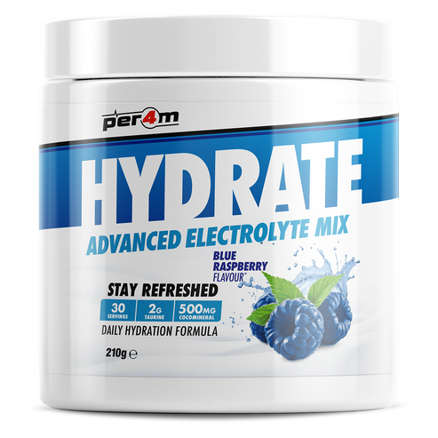 Blue Raspberry Hydrate Electrolyte Mix – PER4M Nutrition