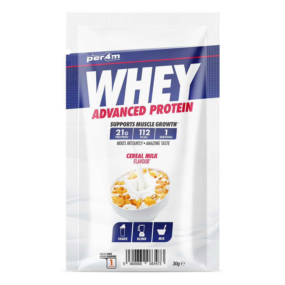 PER4M Whey Protein Sample Sachets – PER4M Nutrition
