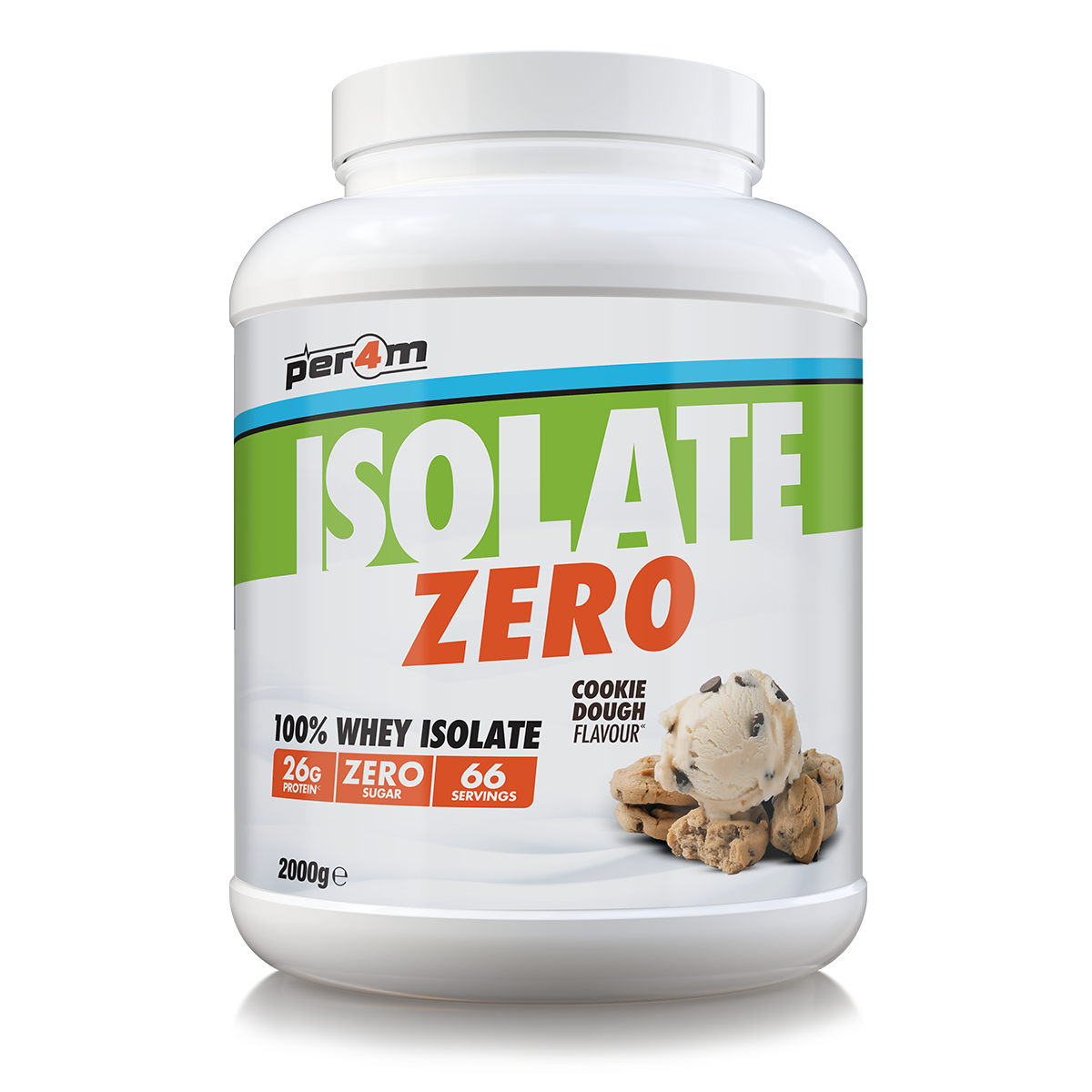 PER4M Cookie Dough Isolate Zero - 100% Whey Isolate – Per4m Nutrition