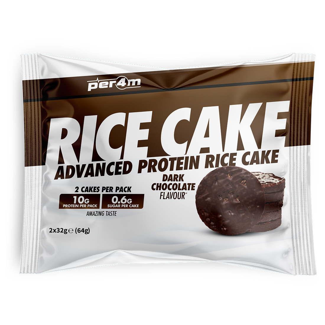 Dark Chocolate Protein Rice Cakes - PER4M – PER4M Nutrition