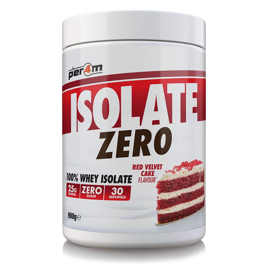 Red Velvet Cake Whey Isolate Protein Powder | Per4m – Per4m Nutrition
