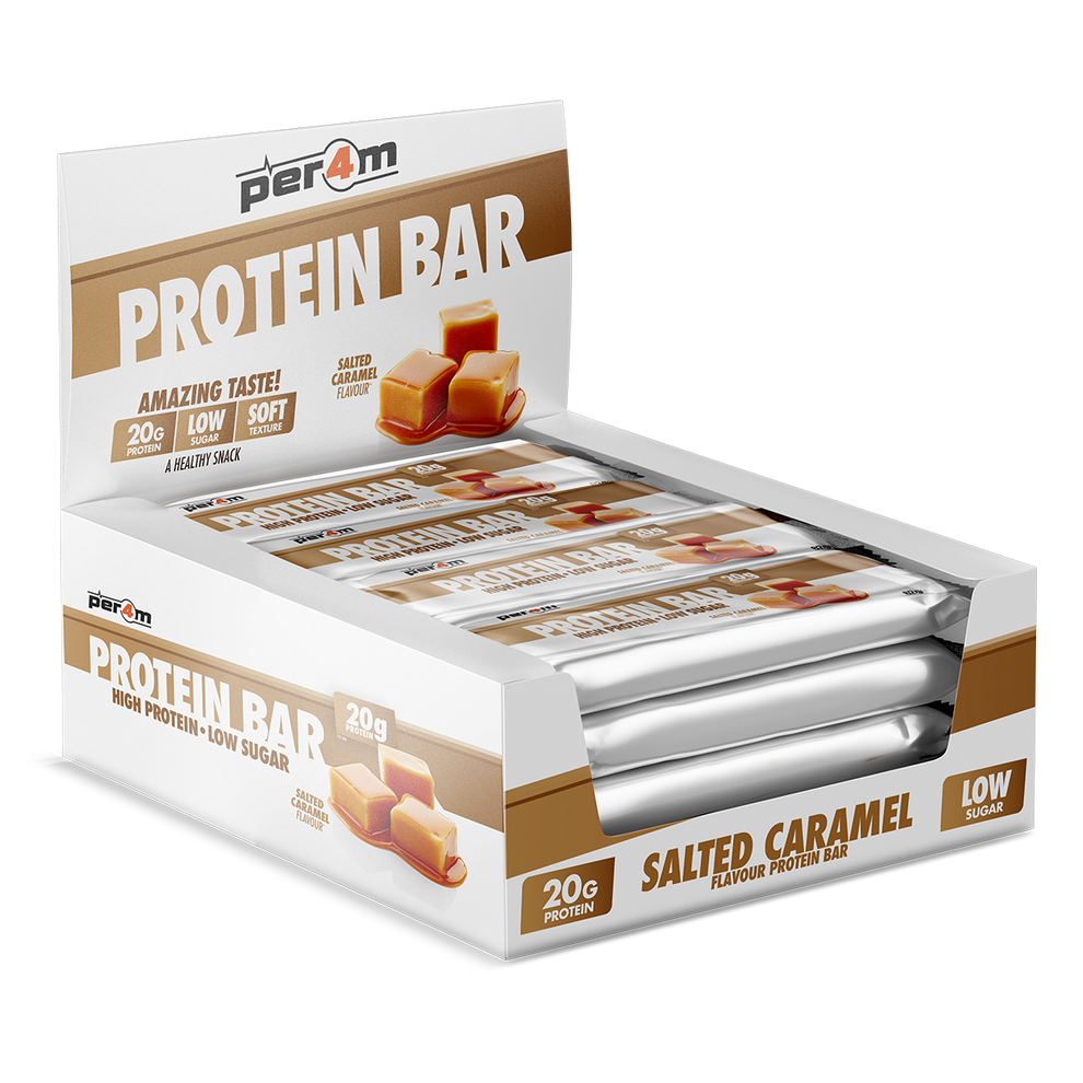 Salted Caramel Protein Bar - PER4M – Per4m Nutrition
