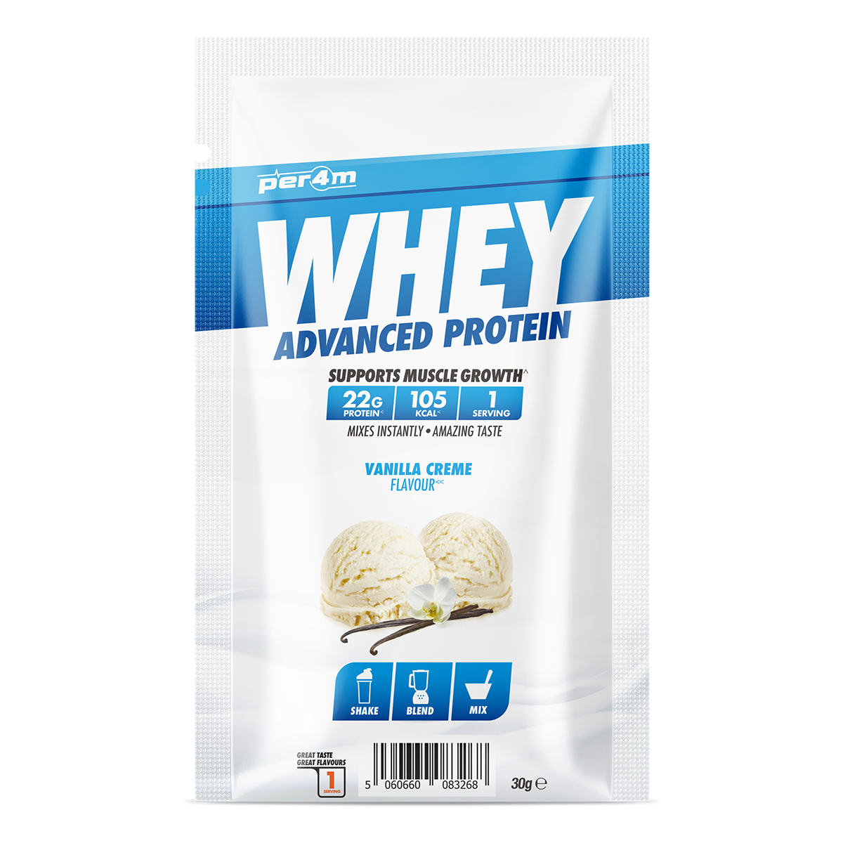 PER4M Whey Protein Sample Sachets – PER4M Nutrition