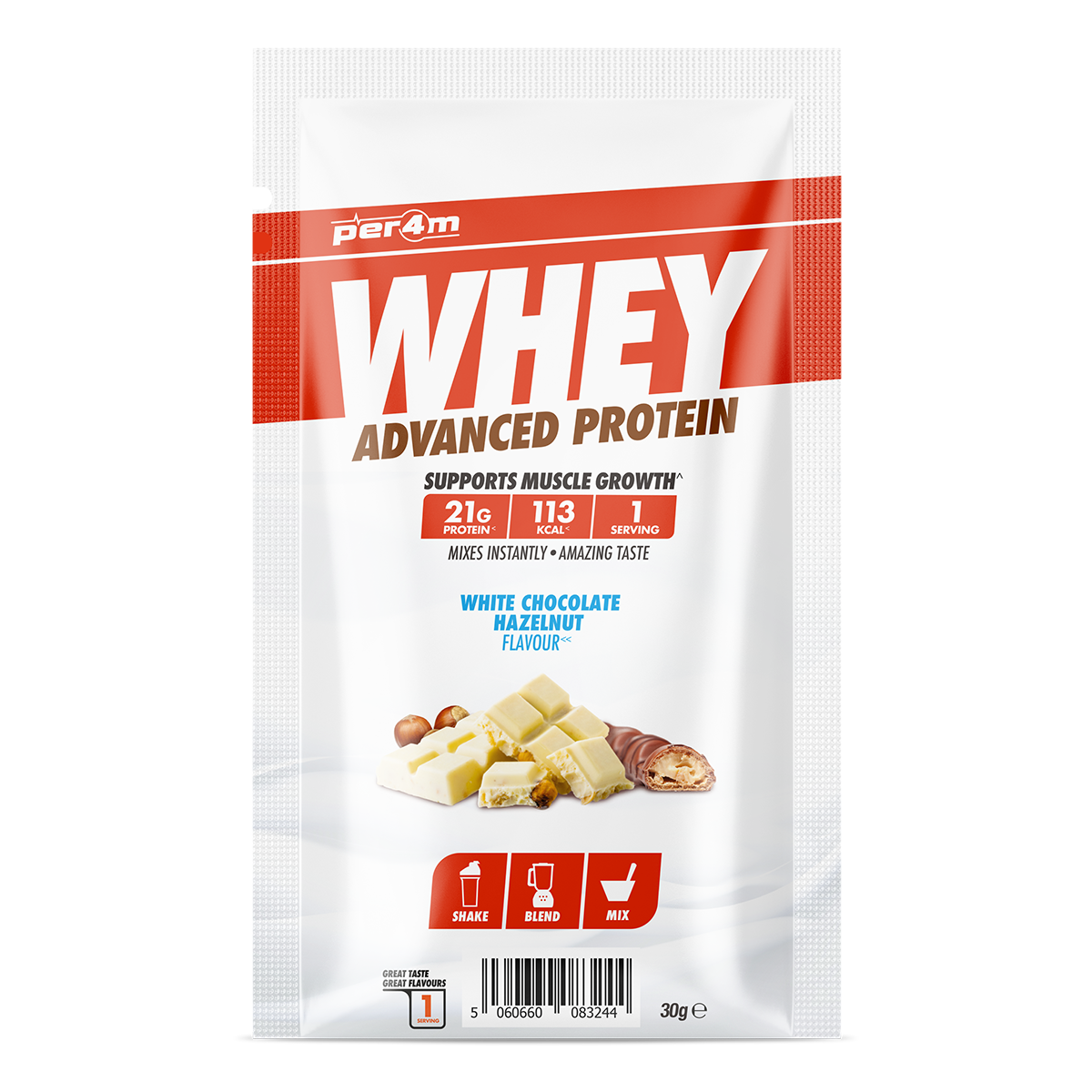 PER4M Whey Protein Sample Sachets – PER4M Nutrition